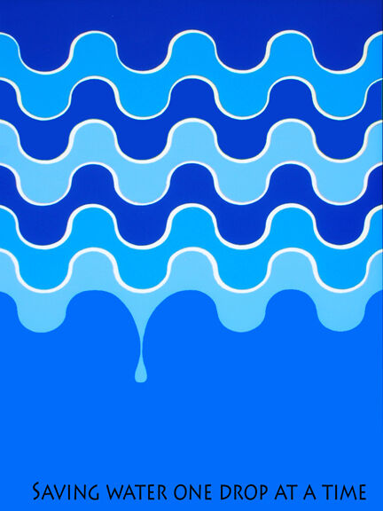 POSTER Quality POSTER.Save Water.Drop.Enviromentalist.Class School Room ...