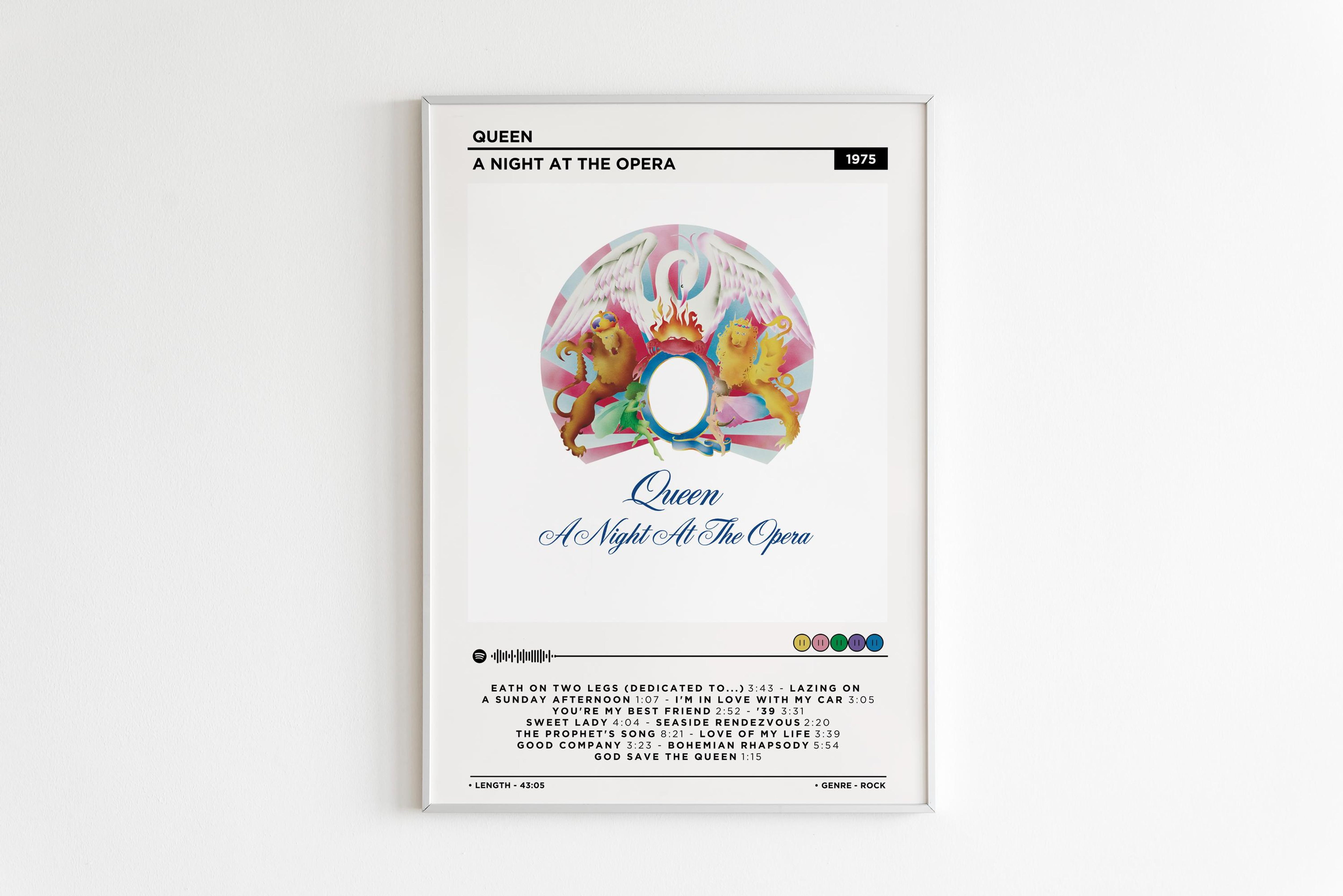 POSTER Queen - A Night At The Opera Album Poster / Album Cover Poster ...