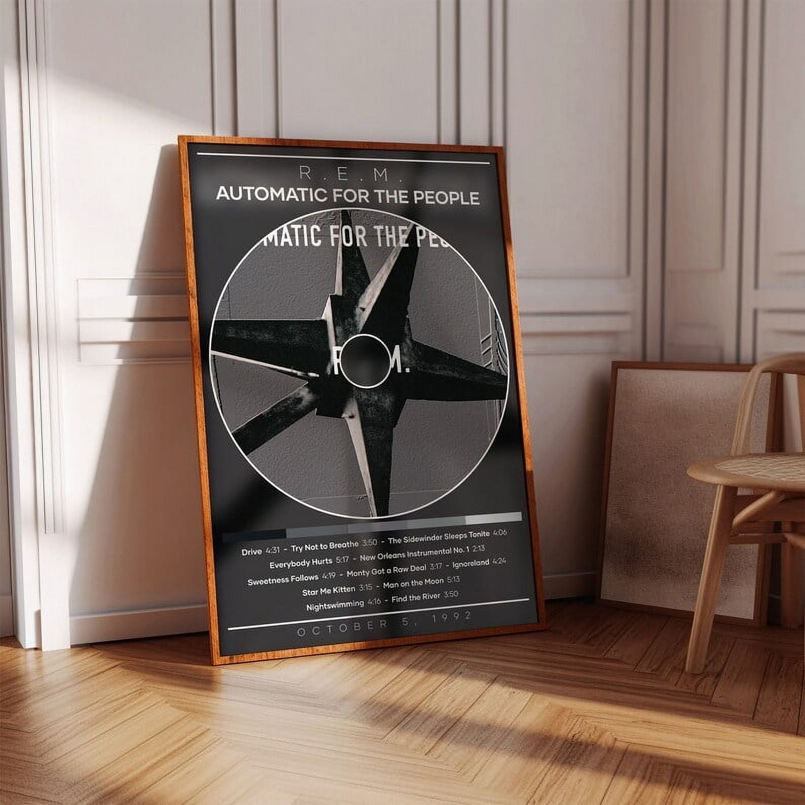 POSTER REM Poster | Automatic for the People Poster | Album Poster ...