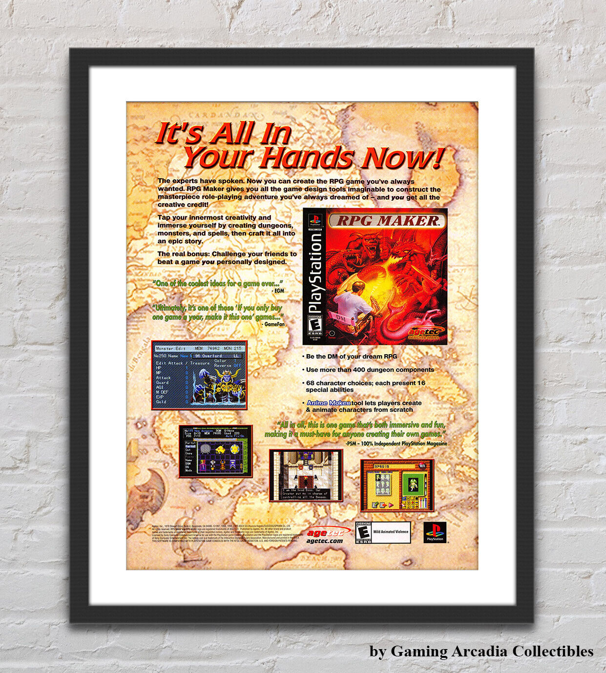 POSTER RPG Maker Playstation PS1 Poster-8x12-UNFRAMED - Walmart.com