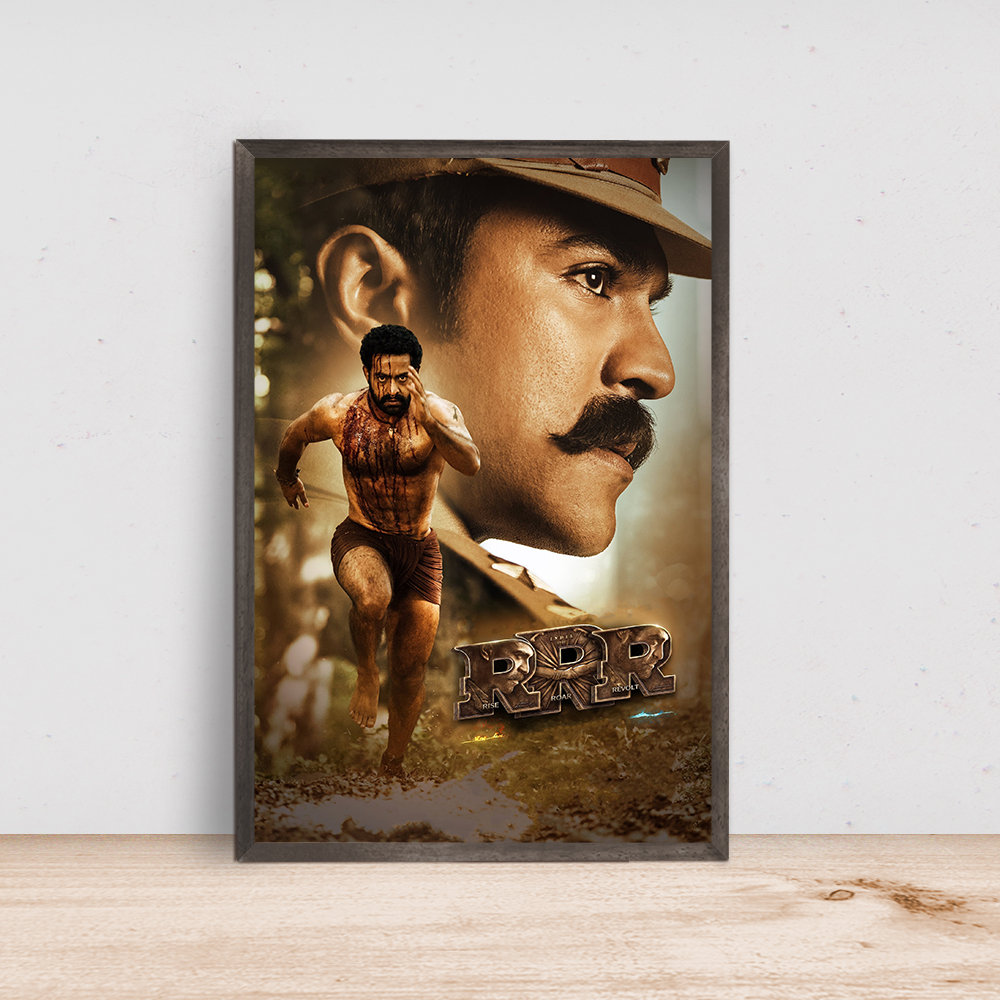 POSTER RRR Movie Poster, Room Decor, Home Decor, Art Poster for Gift ...
