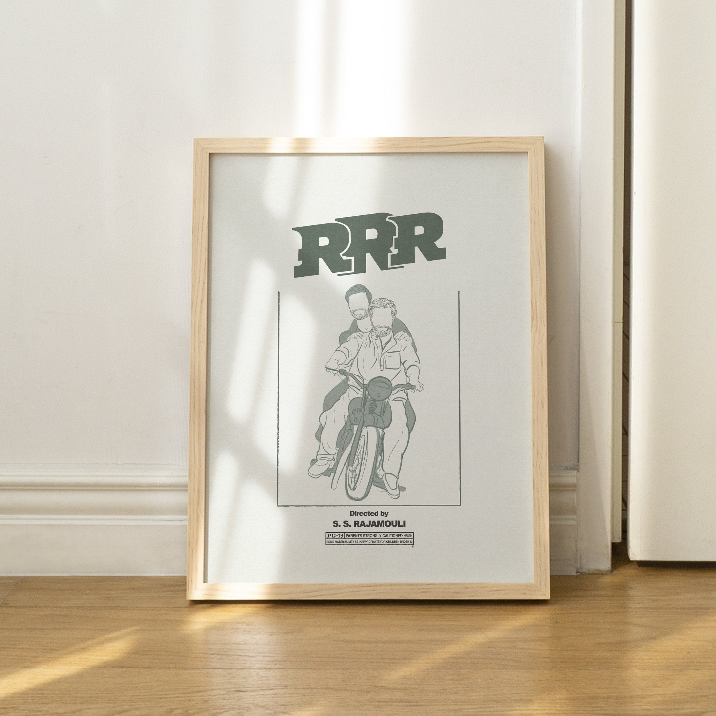 POSTER RRR | S. S. Rajamouli | Movie Poster | Minimalist Poster | Film ...