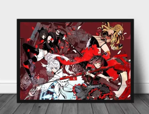 POSTER RWBY Ruby Rose Poster Art, RWBY Print , RWBY Poster Wall Art ...