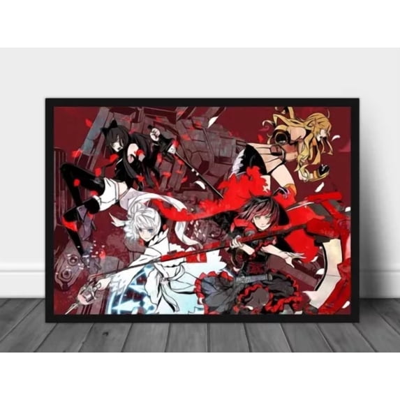 POSTER RWBY Ruby Rose Poster Art RWBY Print RWBY Poster Wall Art ...