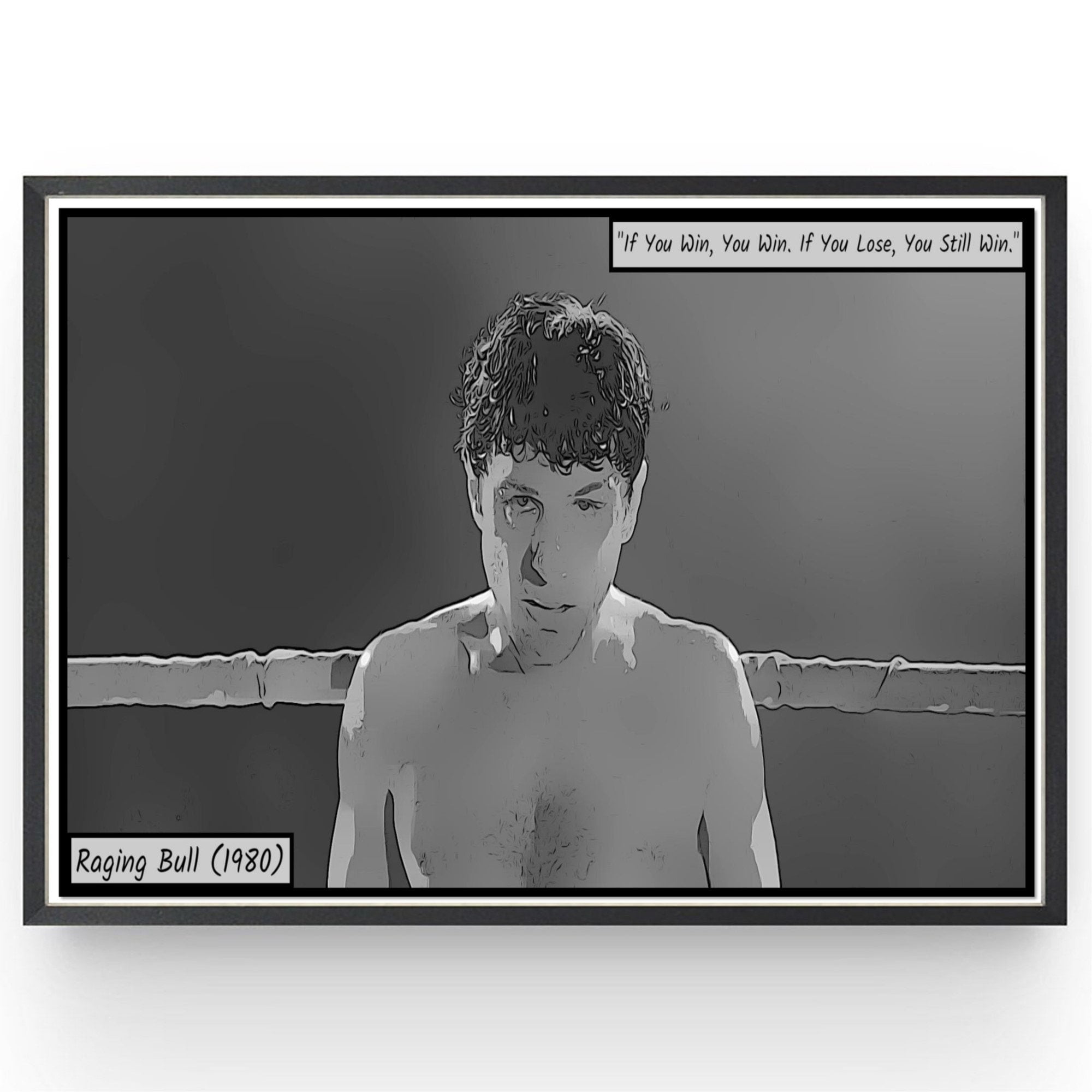 POSTER Raging Bull Movie Poster Robert De Niro Bedroom Wall Art Boxing ...