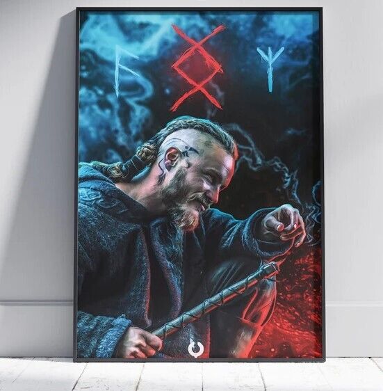 POSTER Ragnar Lothbrok Poster, Vikings TV Show Art Print, Norse ...