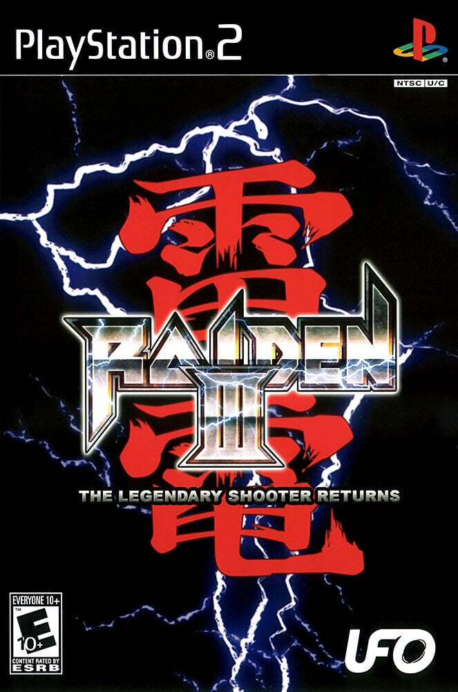 POSTER Raiden III PS2 BOX ART Premium POSTER MADE IN USA-8x12-UNFRAMED ...