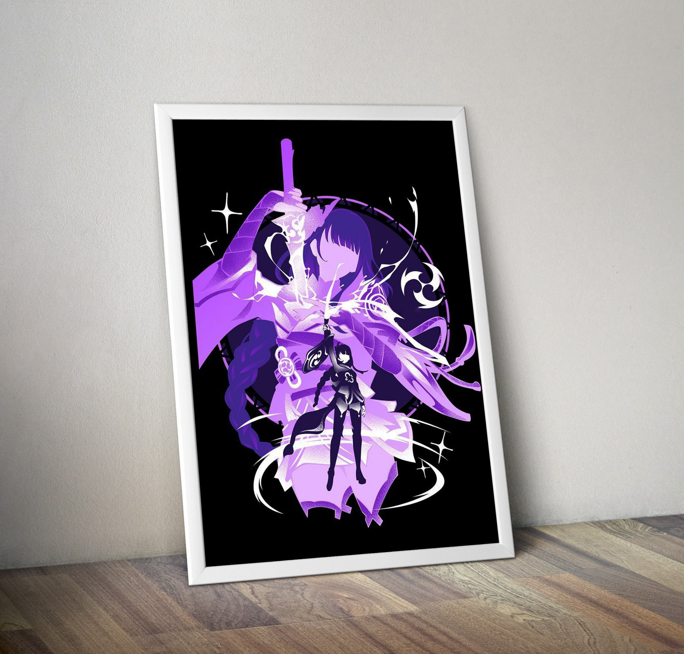 POSTER Raiden Shogun Genshin Impact Poster Genshin Impact Genshin ...