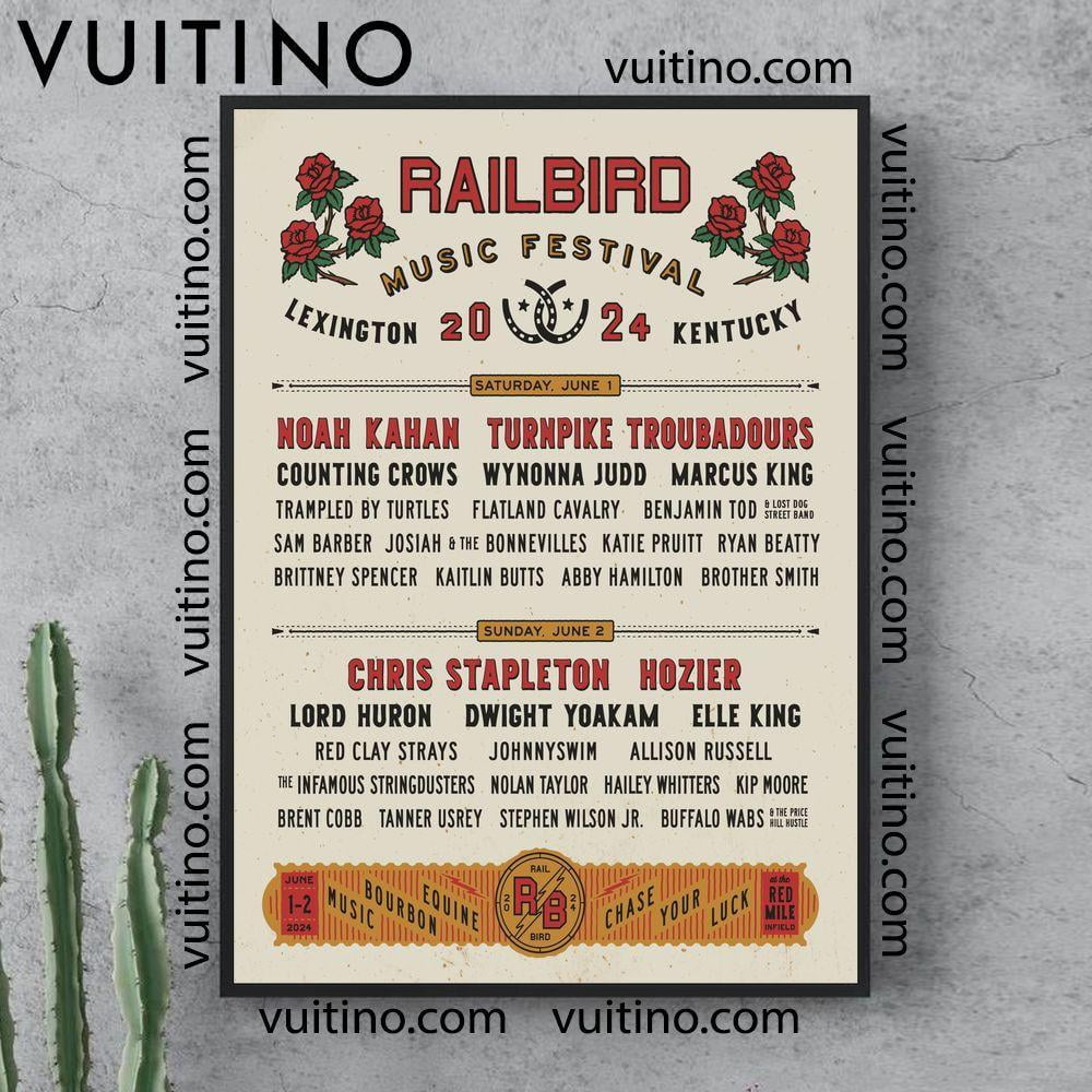 POSTER Railbird Festival 2024 Dates Vertical Poster-8x12-UNFRAMED ...