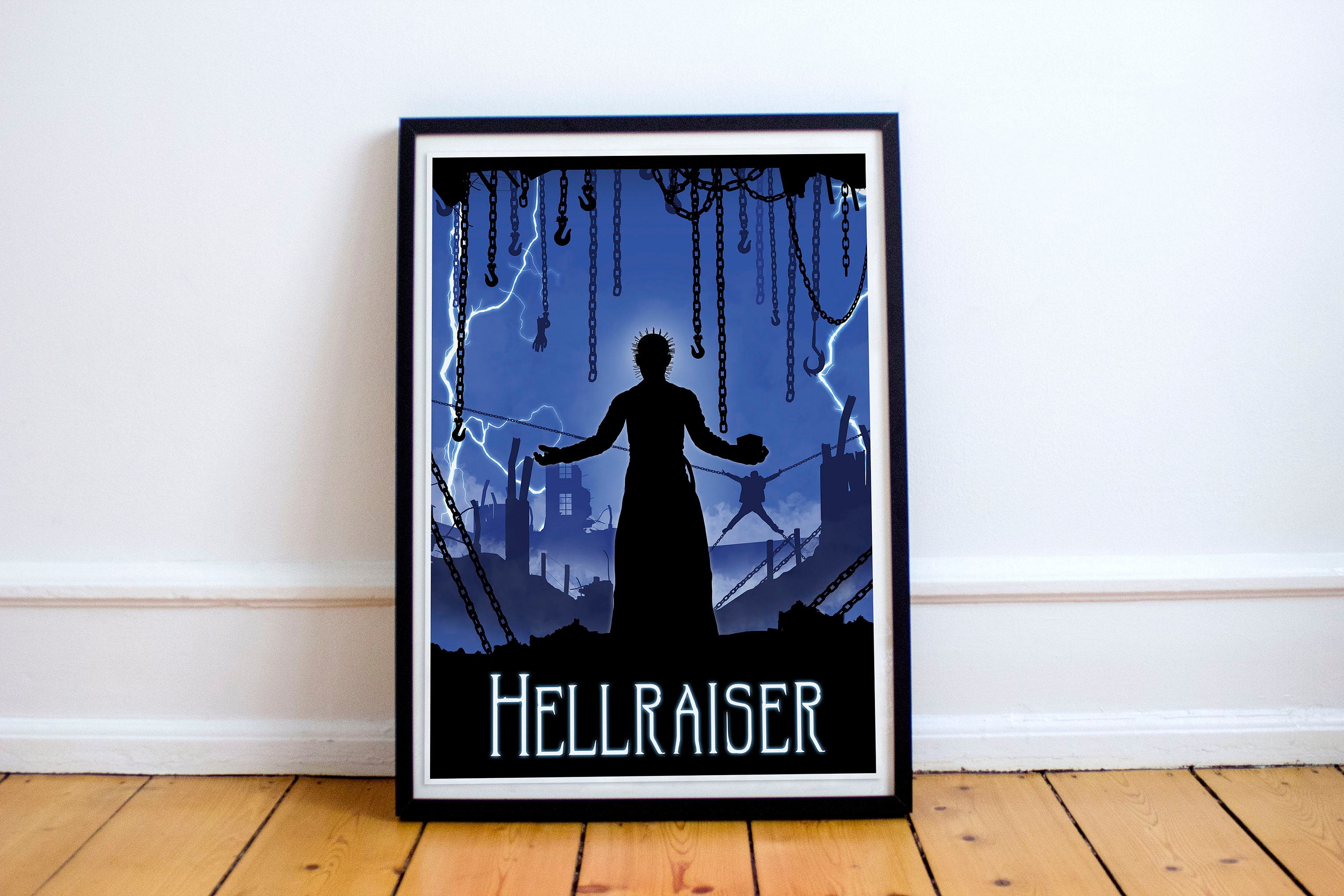 POSTER Raising Hell - Blue, Limited Edition, Horror prints, Horror art ...