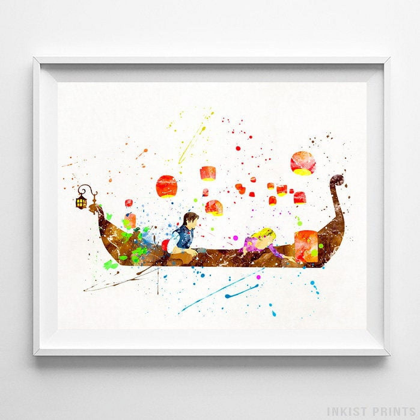 POSTER Rapunzel Art, Rapunzel Print, Flynn Print, Tangled Print, Disney ...