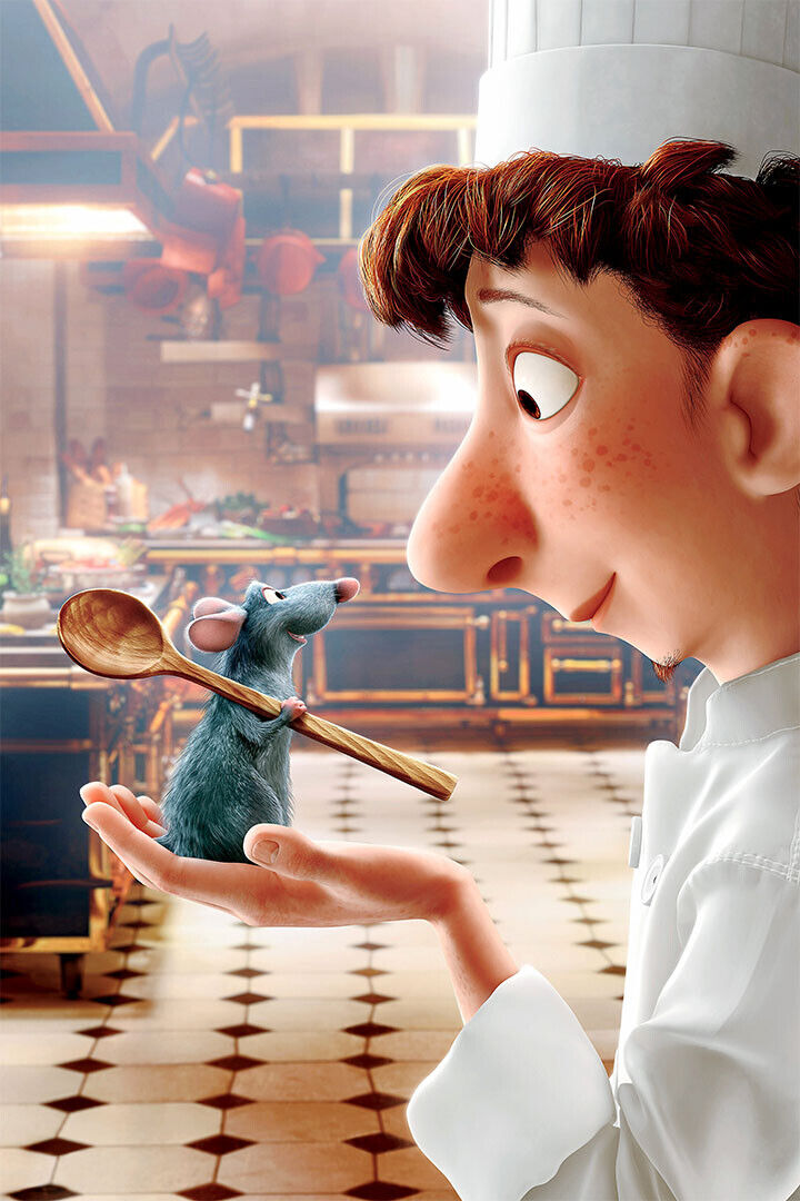 POSTER Ratatouille Mouse Cook Collectible Movie 2007 Art Home Print ...