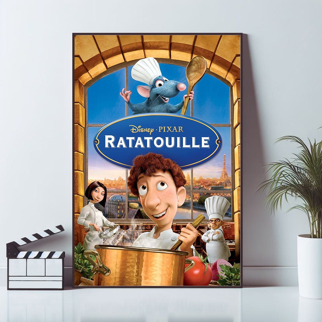 POSTER Ratatouille Movie Poster, Animated Poster, Wall Art Prints ...