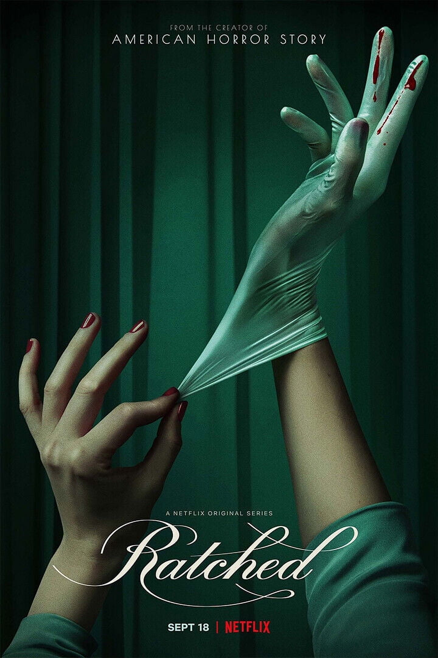 POSTER Ratched Sarah Paulson Terror Horror Tv Show Wall Art Home Decor ...