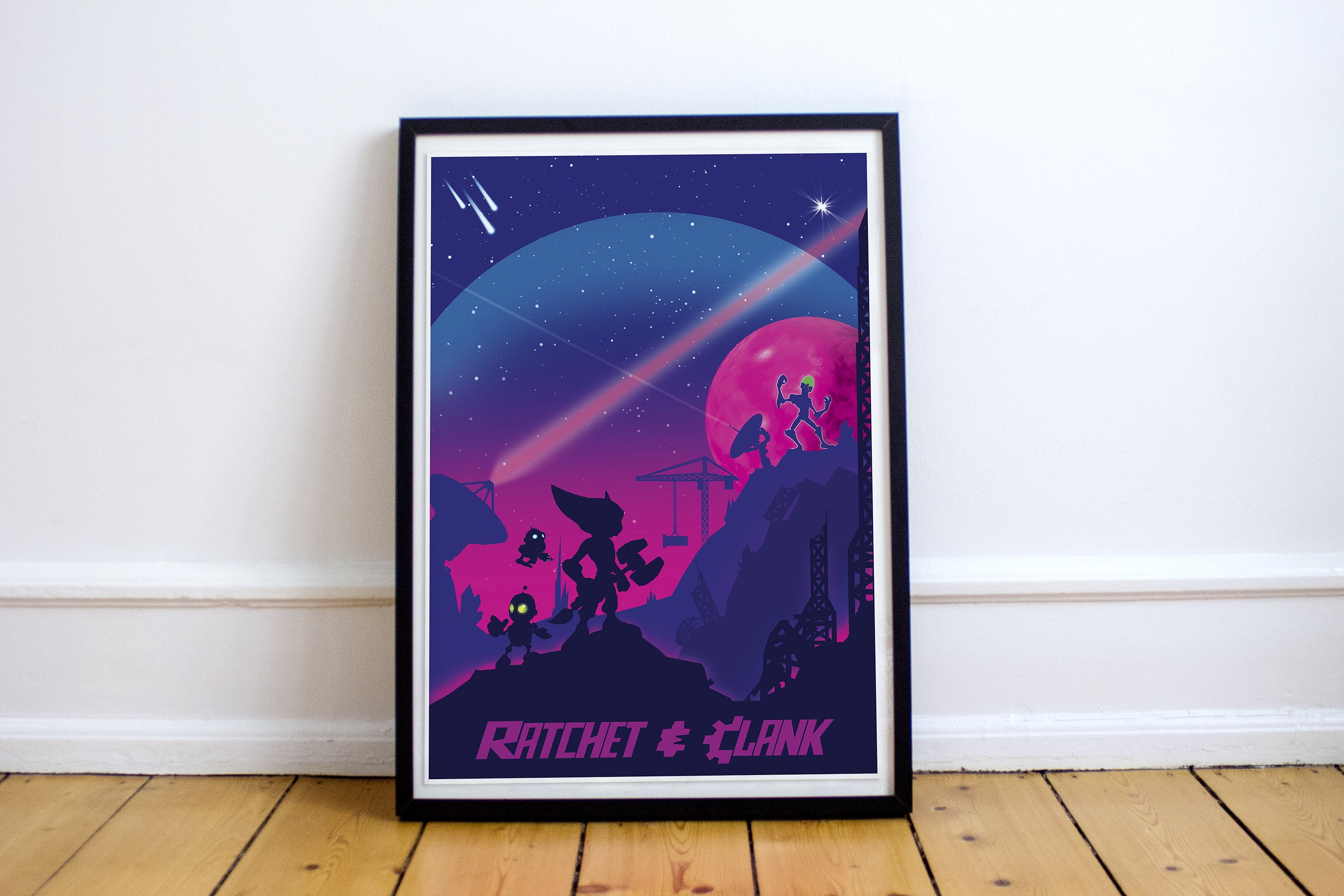 POSTER Ratchet and Clank Game Art - Full Page, minimalist, video game ...