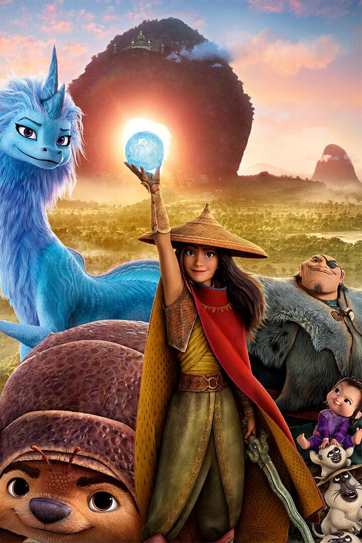 POSTER Raya And The Last Dragon Action Painting Wall Art Home Decor ...