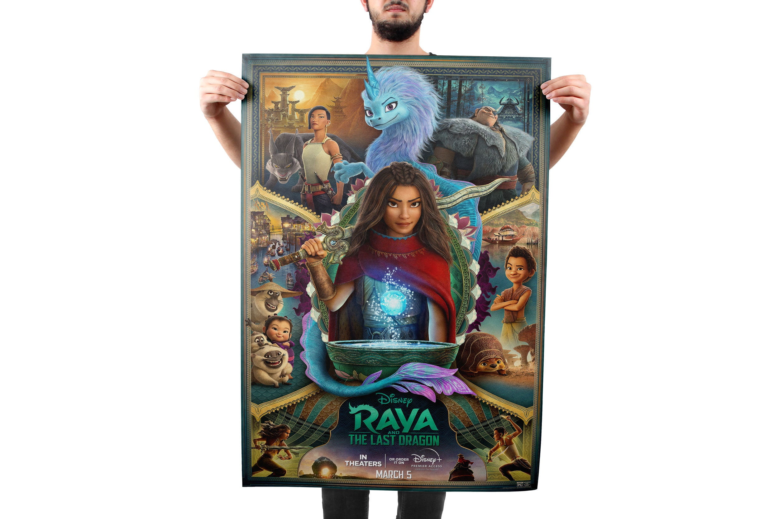 POSTER Raya and the Last Dragon Poster, Quality Print, Photo Wall Art ...