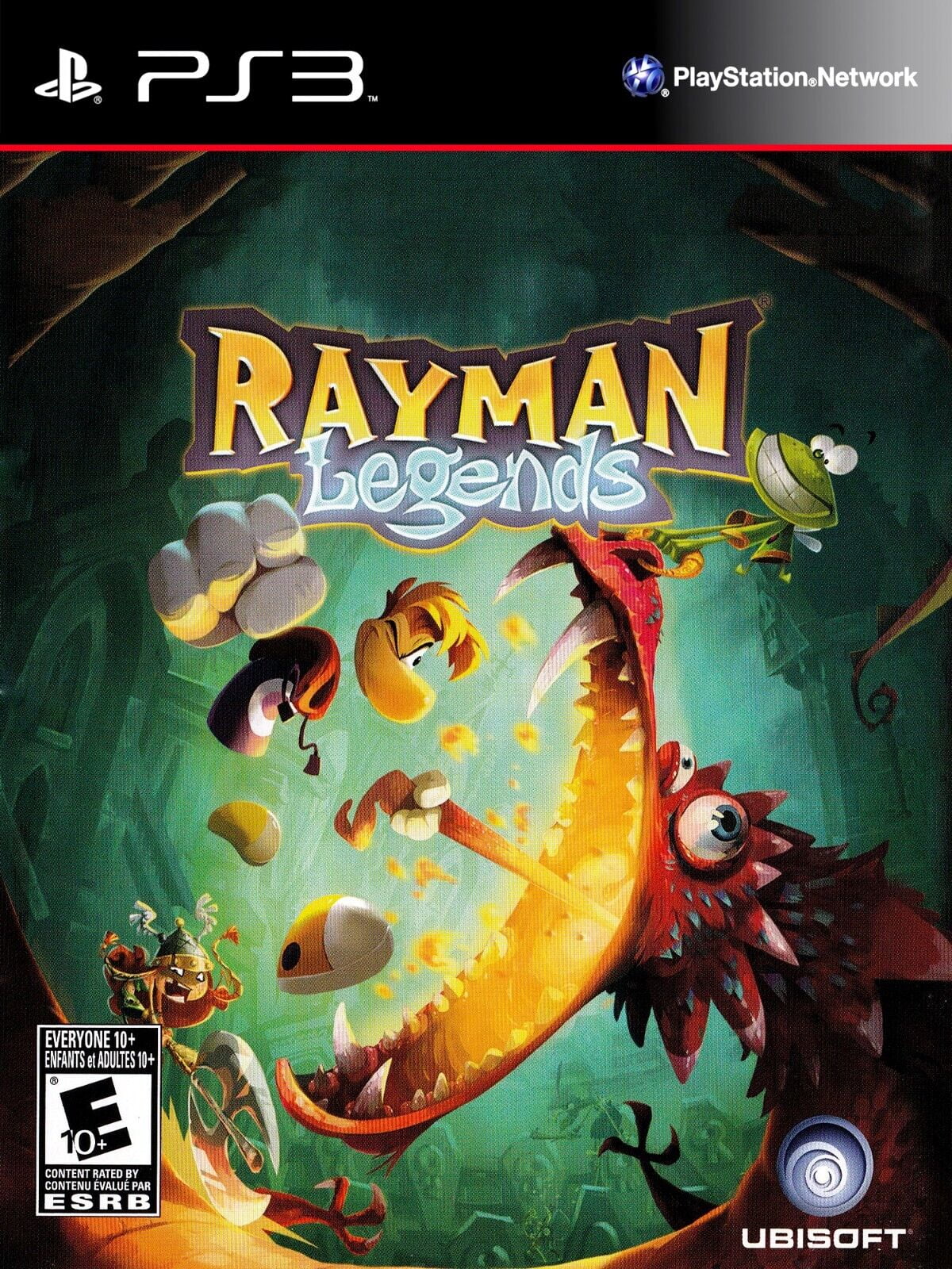 POSTER Rayman Legends PS3 BOX ART Glossy POSTER Unframed-16x24-UNFRAMED ...