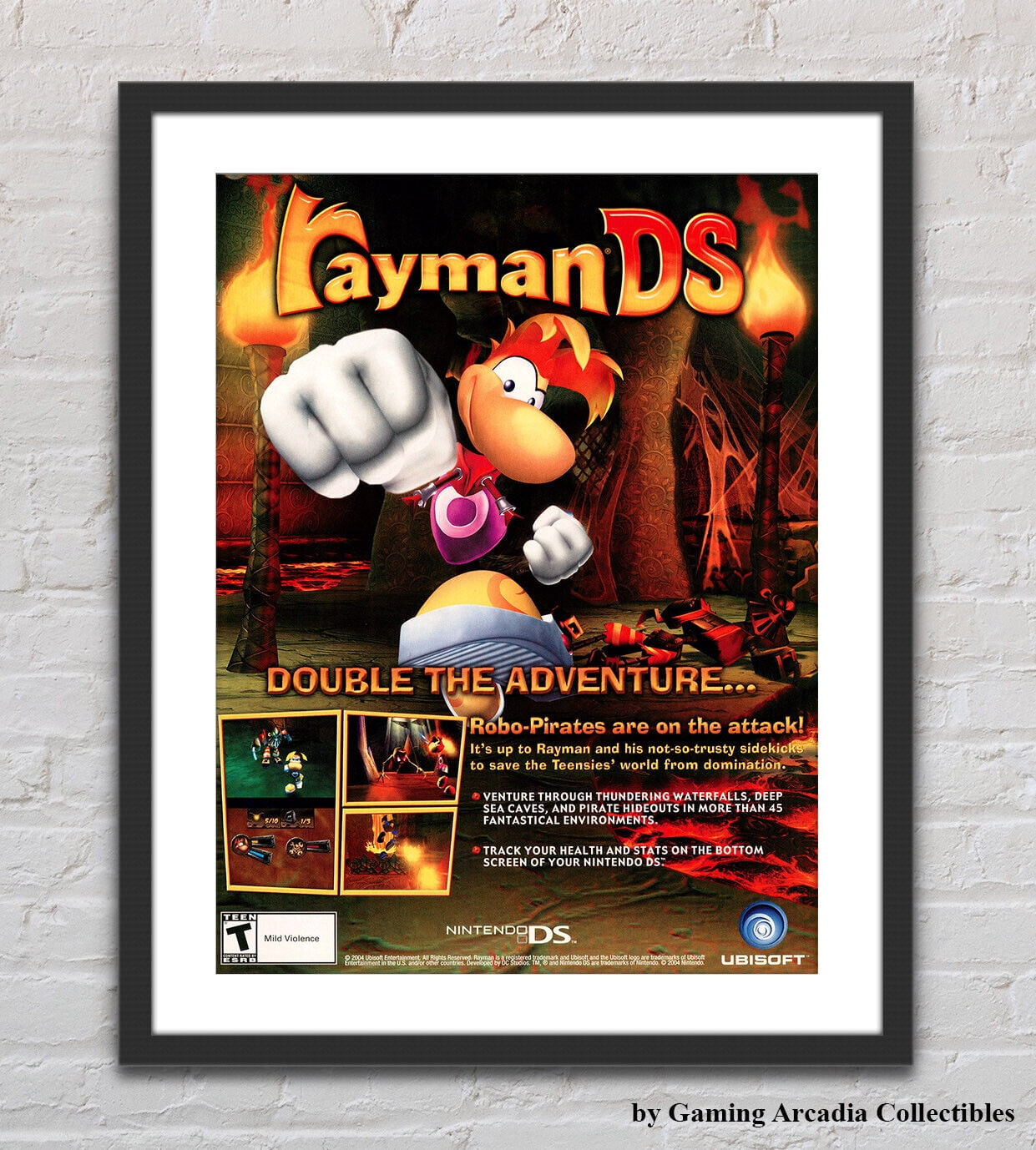 POSTER Rayman Nintendo DS Poster-24x36-UNFRAMED - Walmart.com