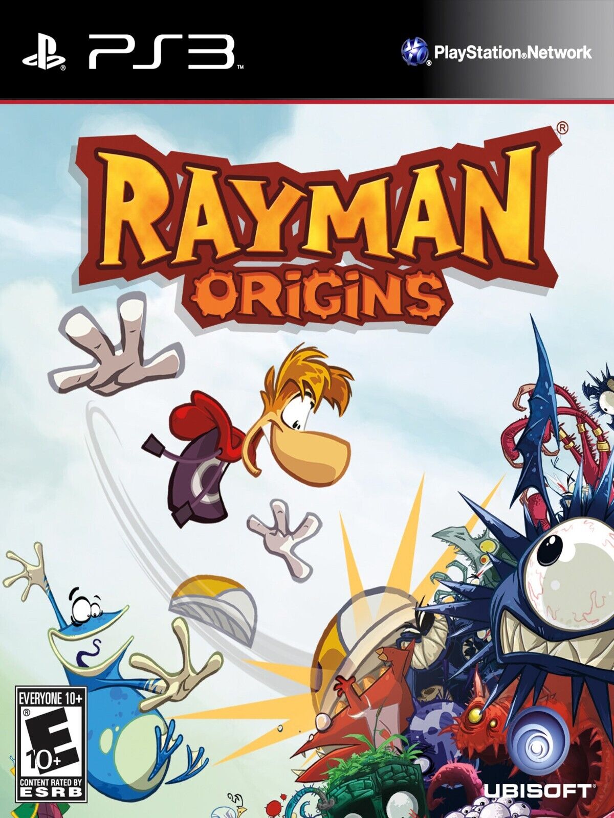 POSTER Rayman Origins PS3 BOX ART Glossy POSTER Unframed-24x36-UNFRAMED ...