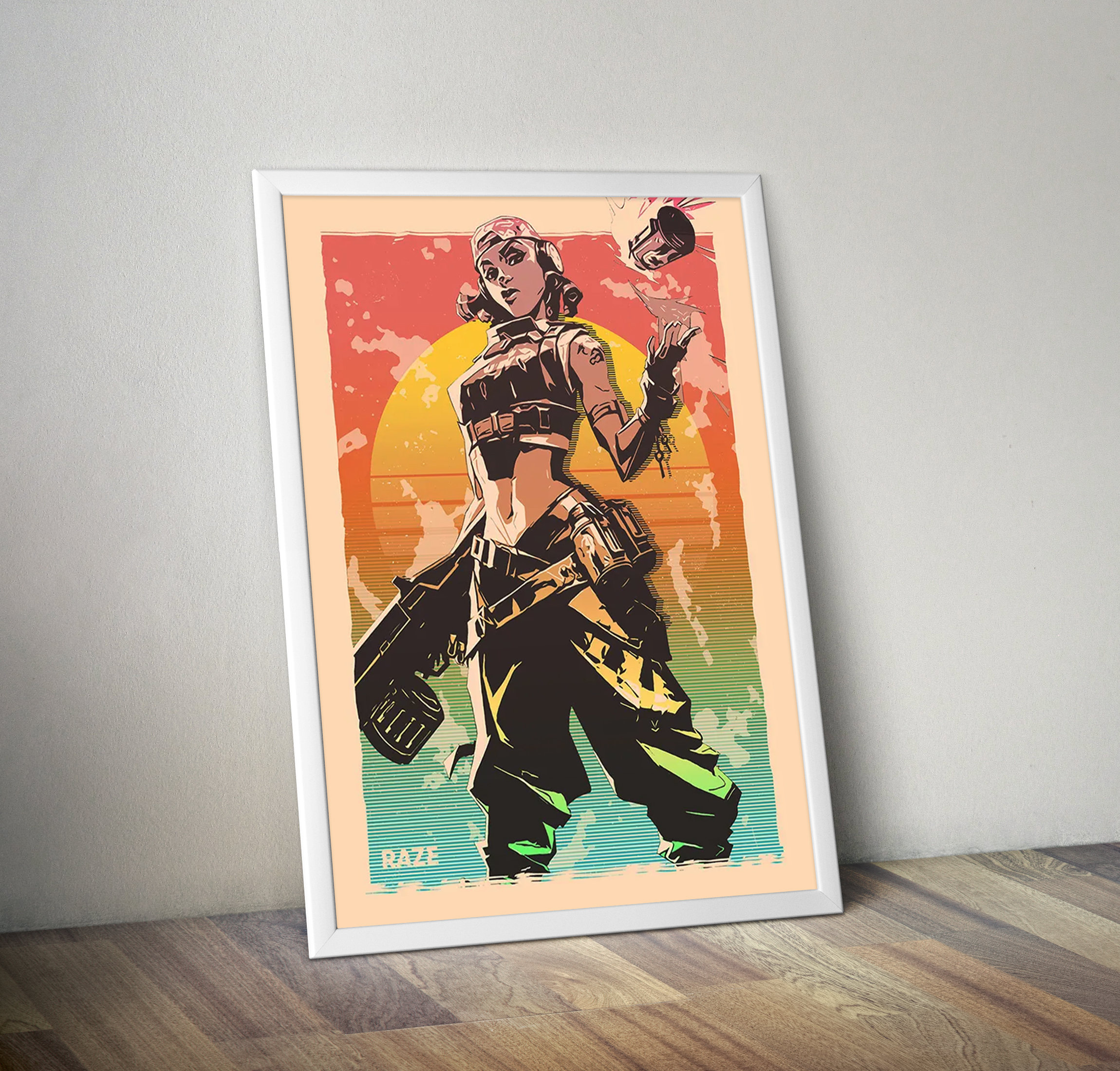 POSTER Raze Valorant Poster Valorant Valorant Poster Gamer Room Decor ...