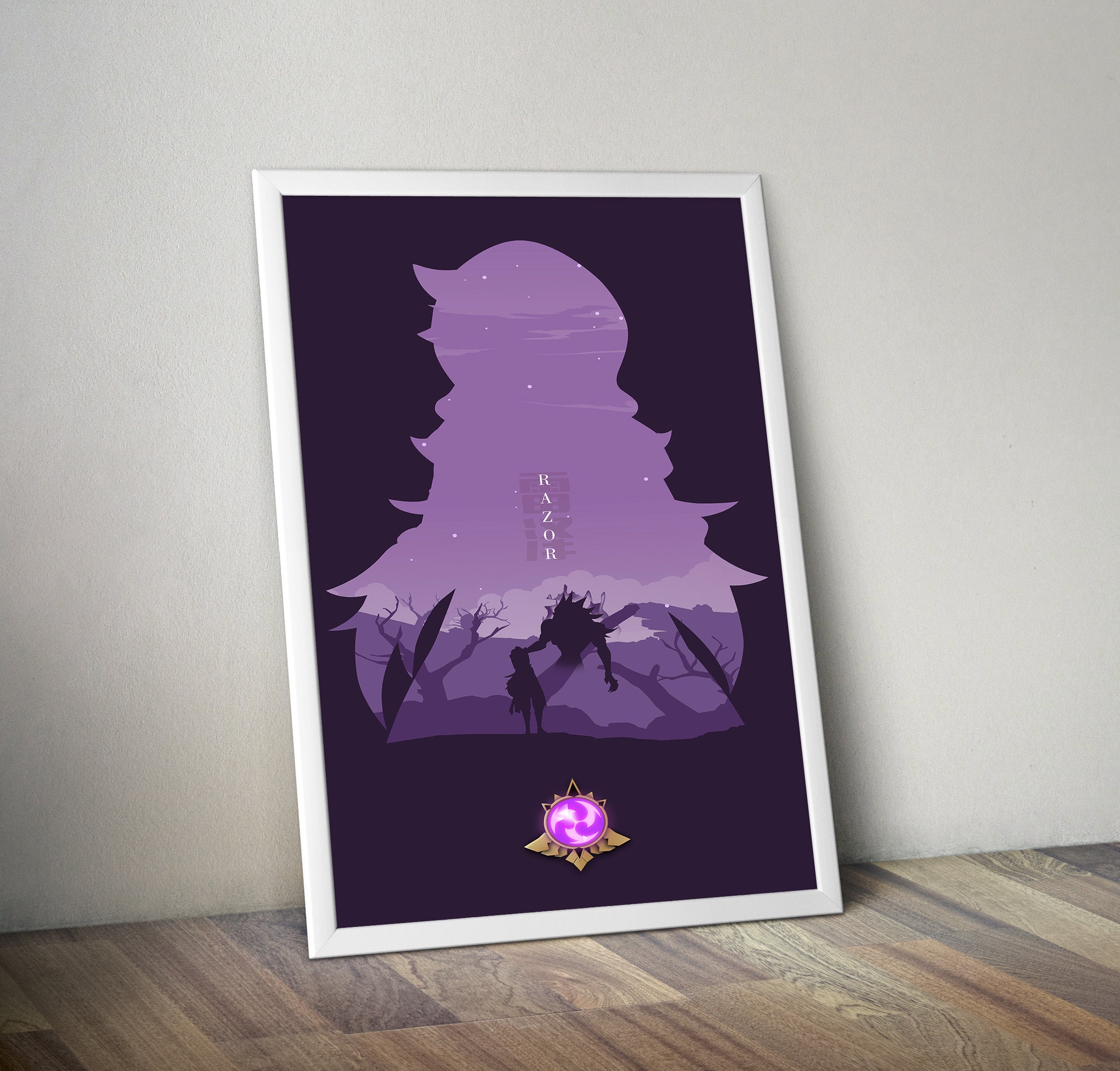 POSTER Razor Genshin Impact Genshin Impact Poster Anime Twitch Decor ...