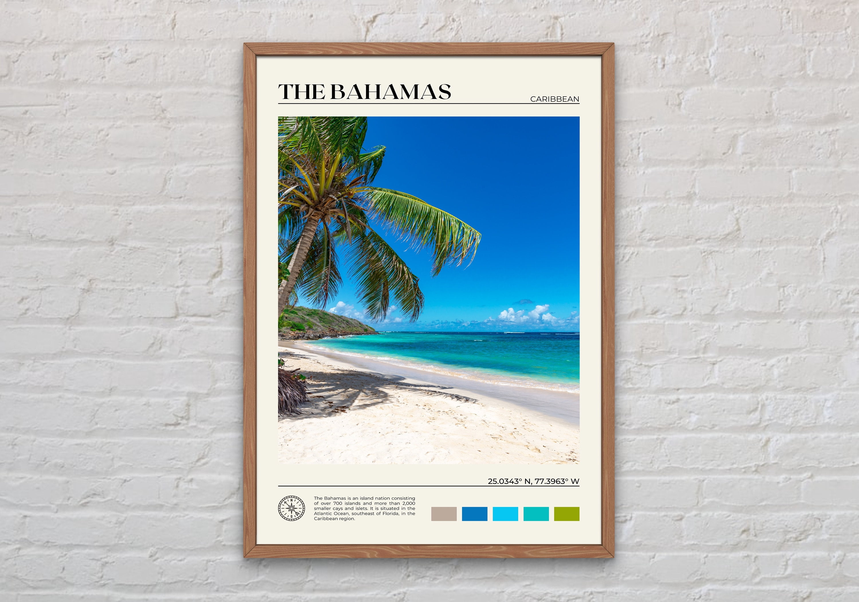 POSTER Real Photo, The Bahamas Print, The Bahamas Art, The Bahamas ...