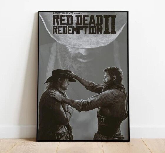 POSTER Red Dead Redemption 2 Poster - RDR 2 Poster - Video Game Poster ...