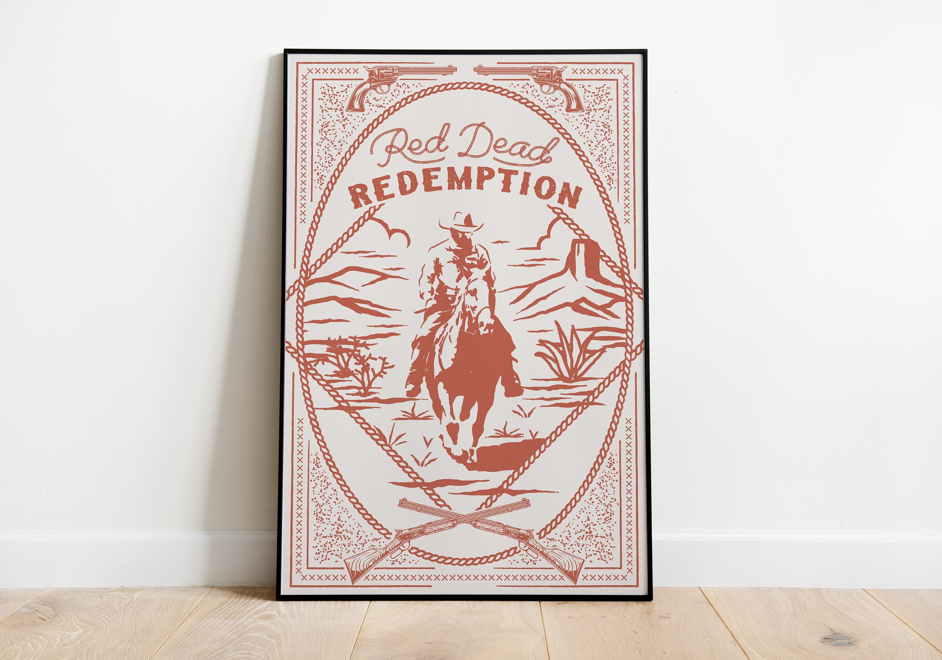 POSTER Red Dead Redemption 2 Poster | RDR2 Poster | Red Dead Poster ...