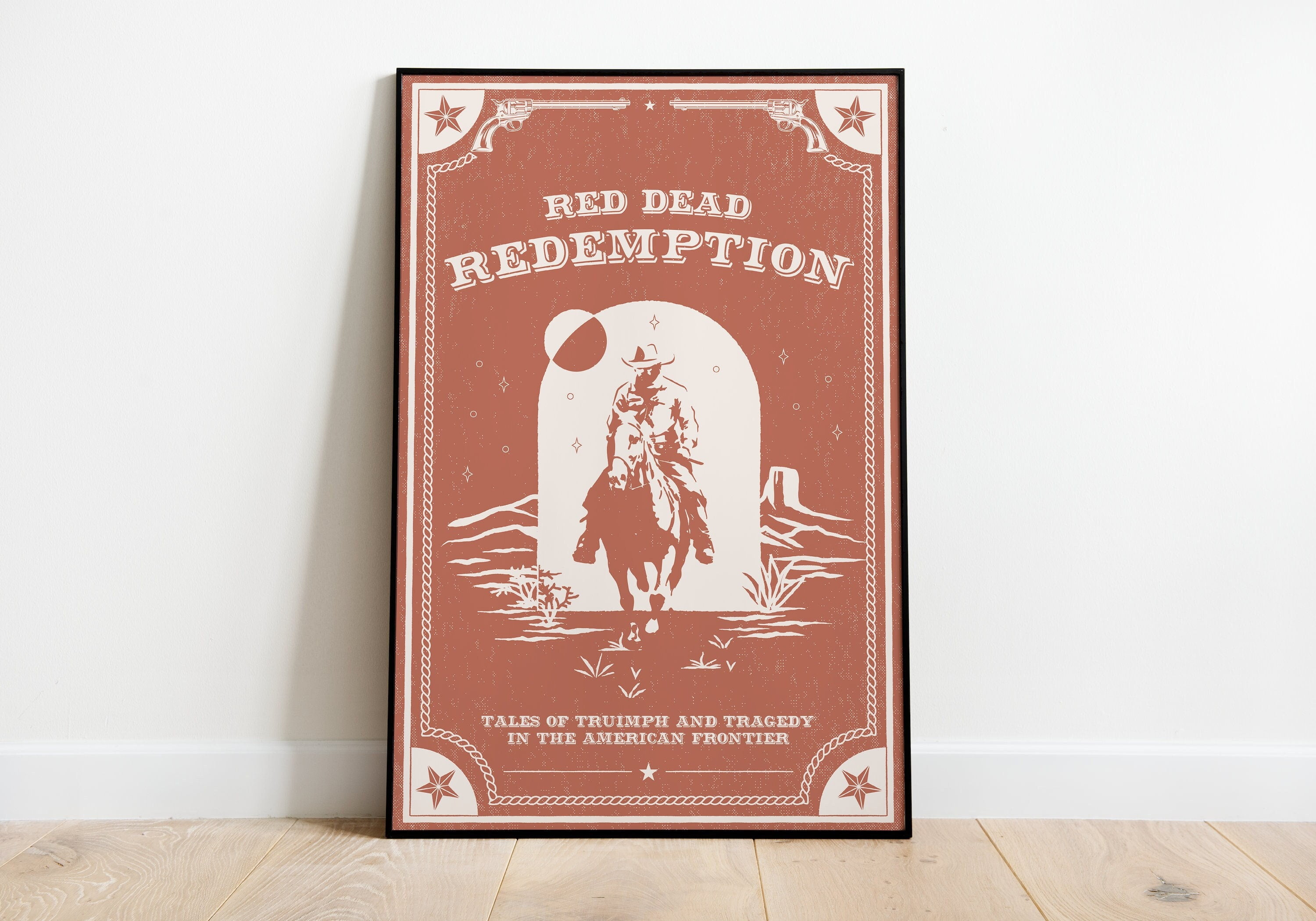 POSTER Red Dead Redemption 2 Poster | RDR2 Poster | Red Dead Poster ...