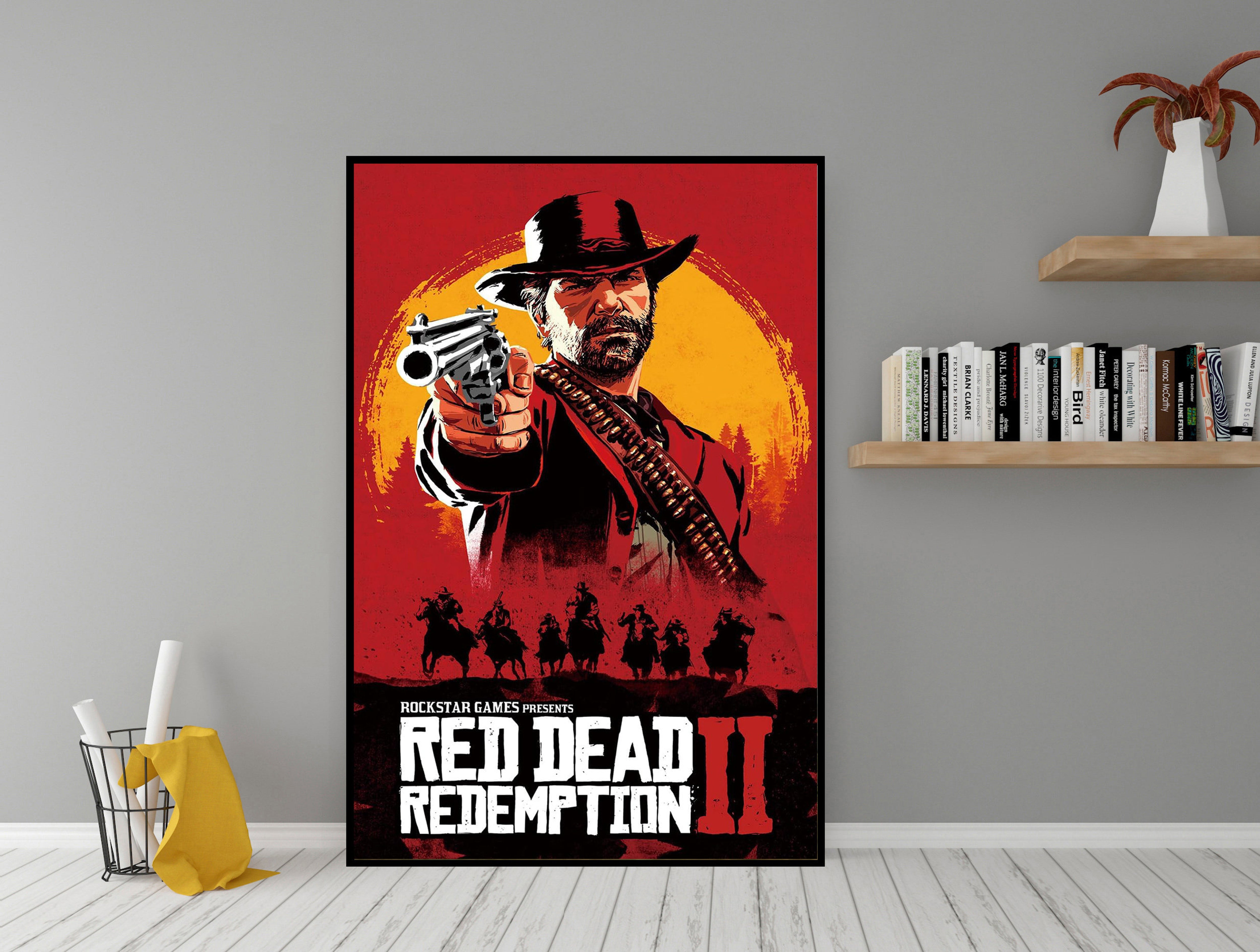 POSTER Red Dead Redemption 2 Poster - Video Game Poster - RDR Poster ...