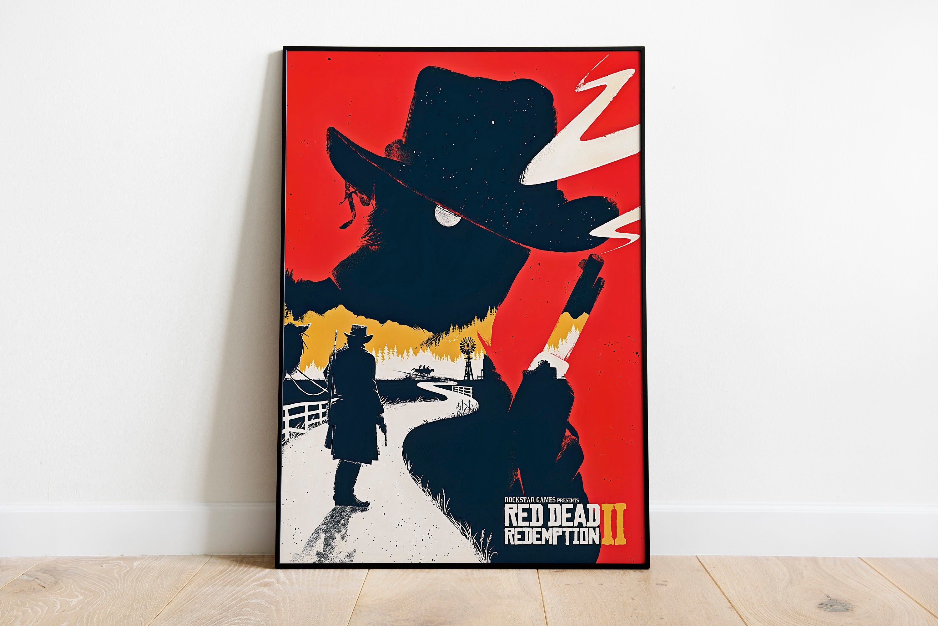 POSTER Red Dead Redemption Poster - RDR 2 Poster - Video Game Poster ...