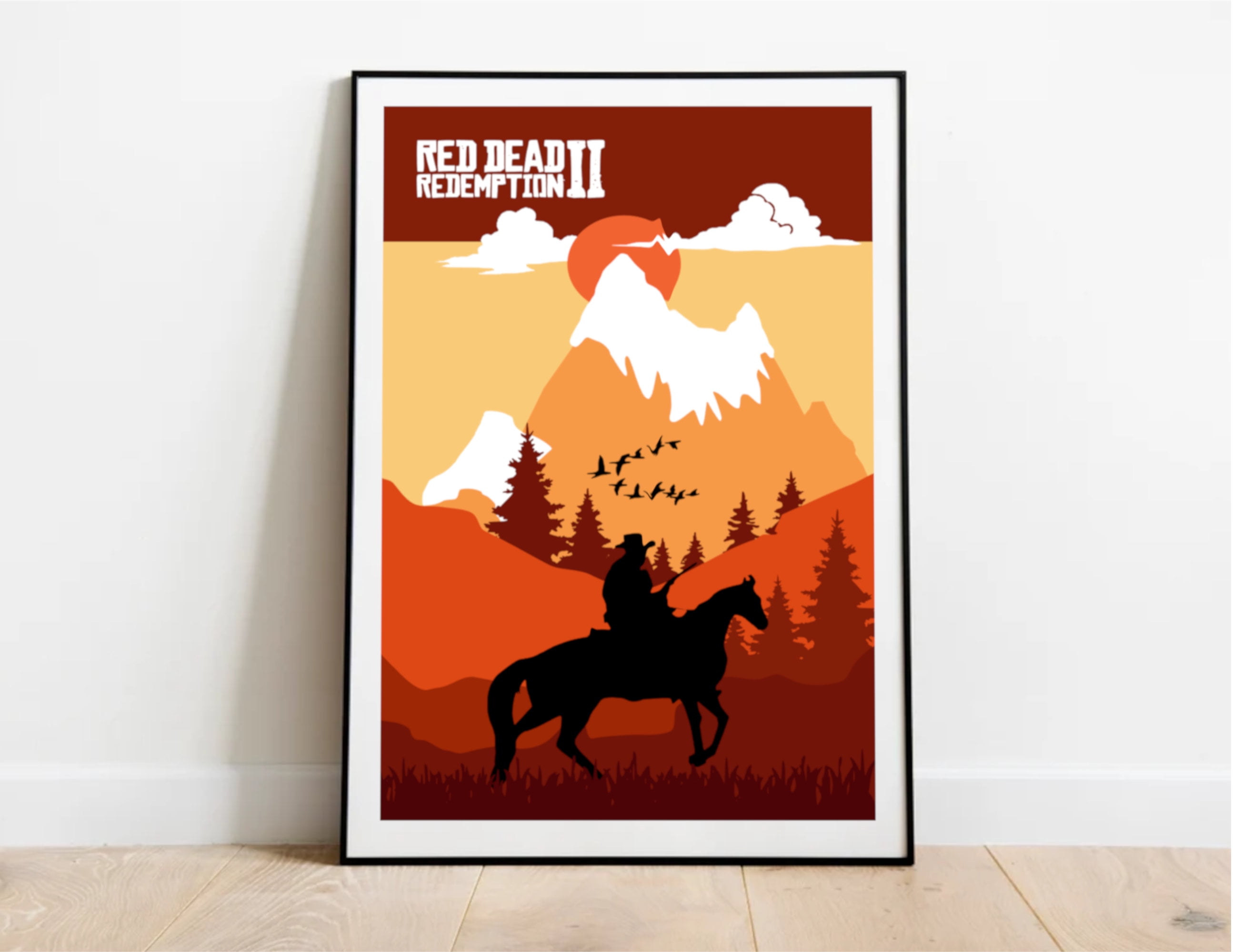 POSTER Red Dead Redemption Poster - RDR2 Poster - Video Gaming Wall Art ...