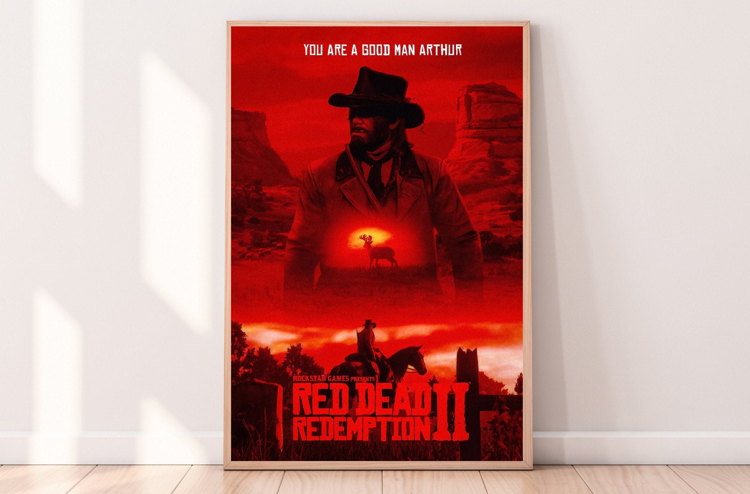 POSTER Red Dead Redemption Poster | Red Dead Redemption 2 Poster ...