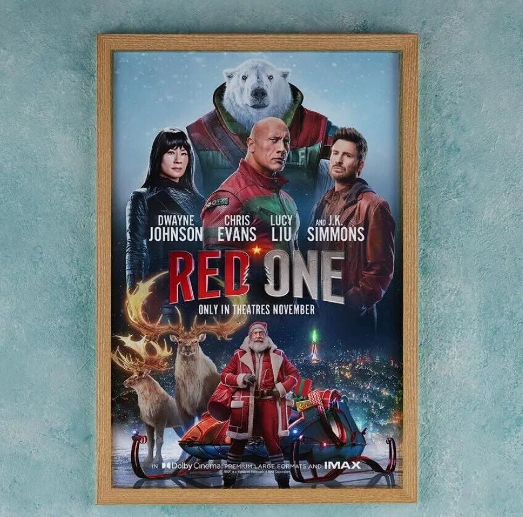 POSTER Red One 2024 Movie Poster Wall Art Decor Rome Decor Film Poster ...