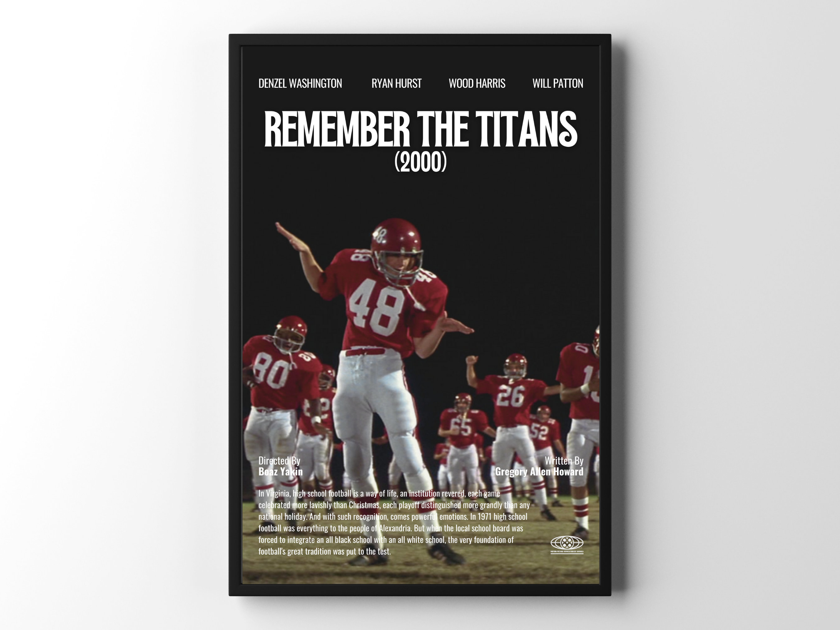 POSTER Remember The Titans (2000) Movie Poster-UNFRAMED - Walmart.com