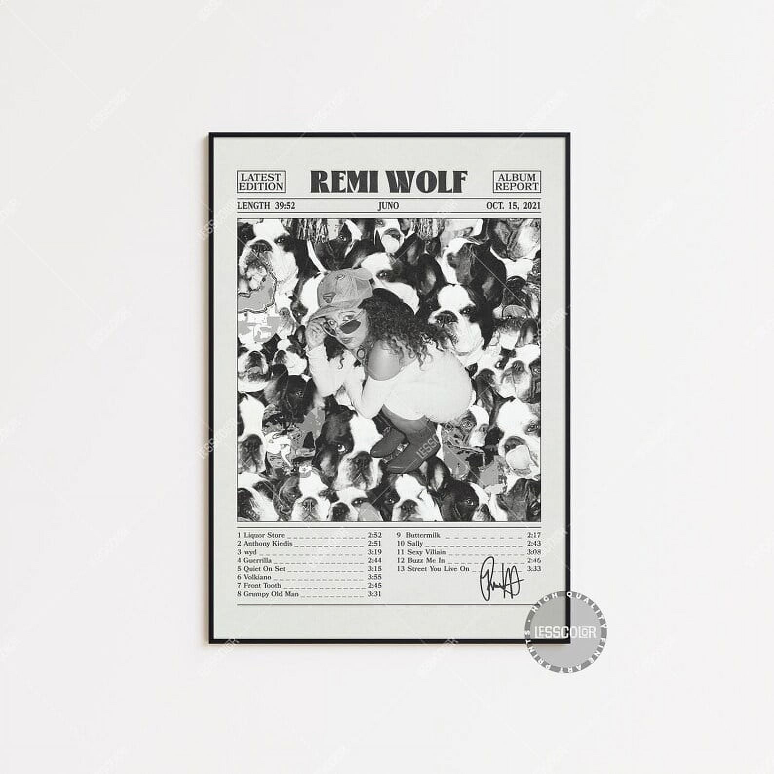 POSTER Remi Wolf Retro Newspaper Print, Juno Poster, Remi Wolf Poster, Album Cover Posters, LC4 ...