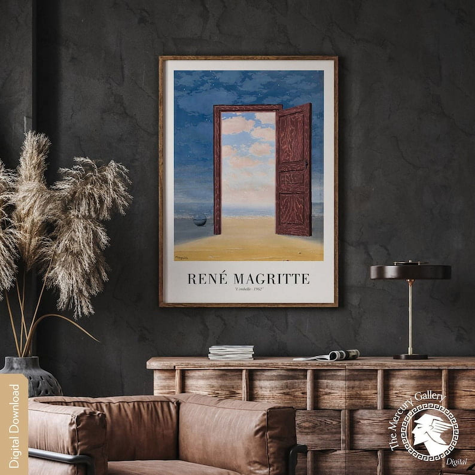 POSTER Rene Magritte Poster, L'embellie 1962, Rene Magritte Art Print ...