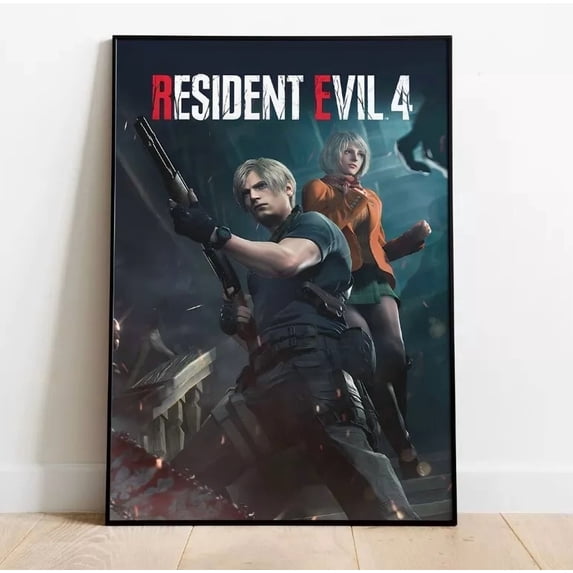 POSTER Resident Evil 4 Remake Poster Resident Evil Wall Art & Fine Art ...