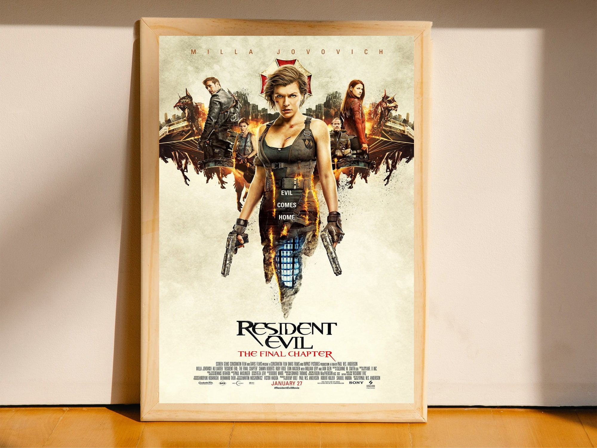 POSTER Resident Evil The Final Chapter Movie posters|poster ...