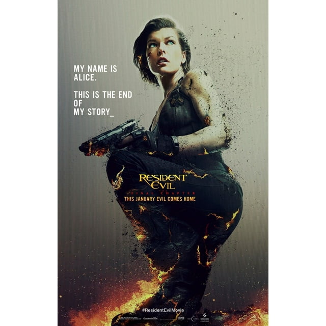 POSTER Resident Evil movie poster (c) : Final : - Milla Jovovich poster ...