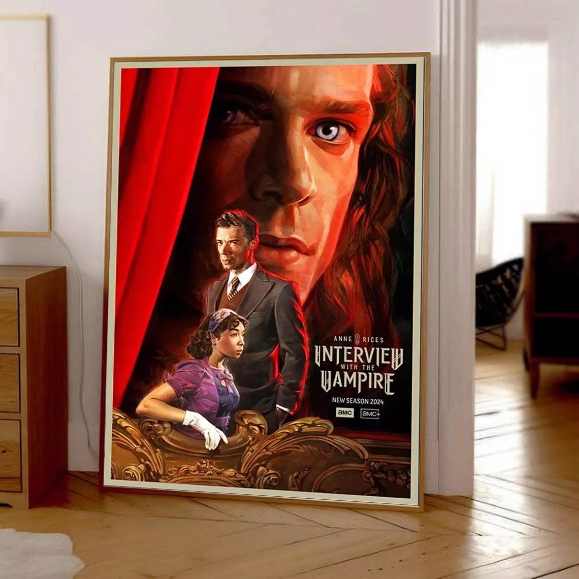 POSTER Retro Interview with the Vampire Movie Poster, Fan Film UNFRAMED ...