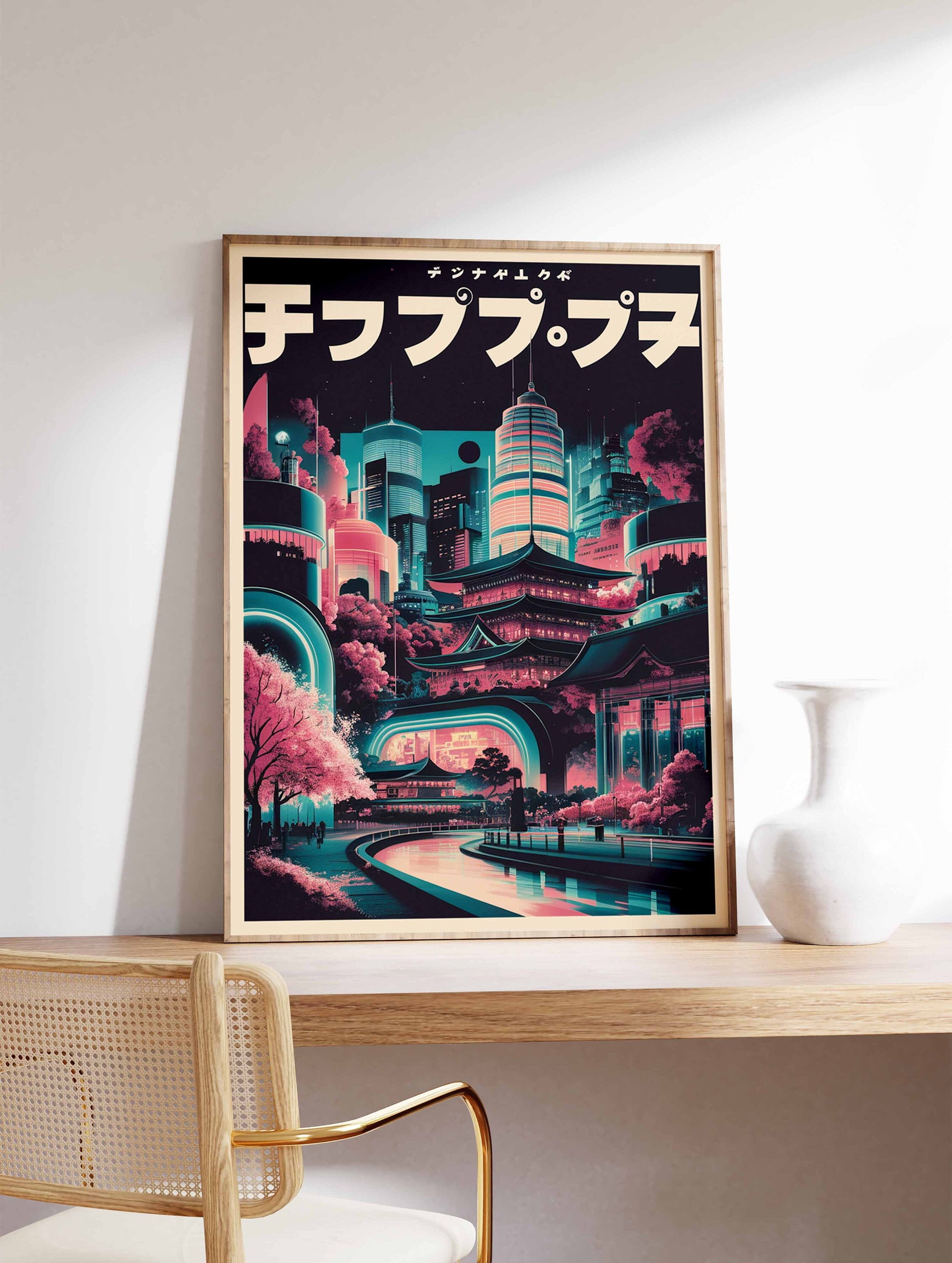 POSTER Retro Japanese Poster, Japanese Street Art, Botanical Decor ...