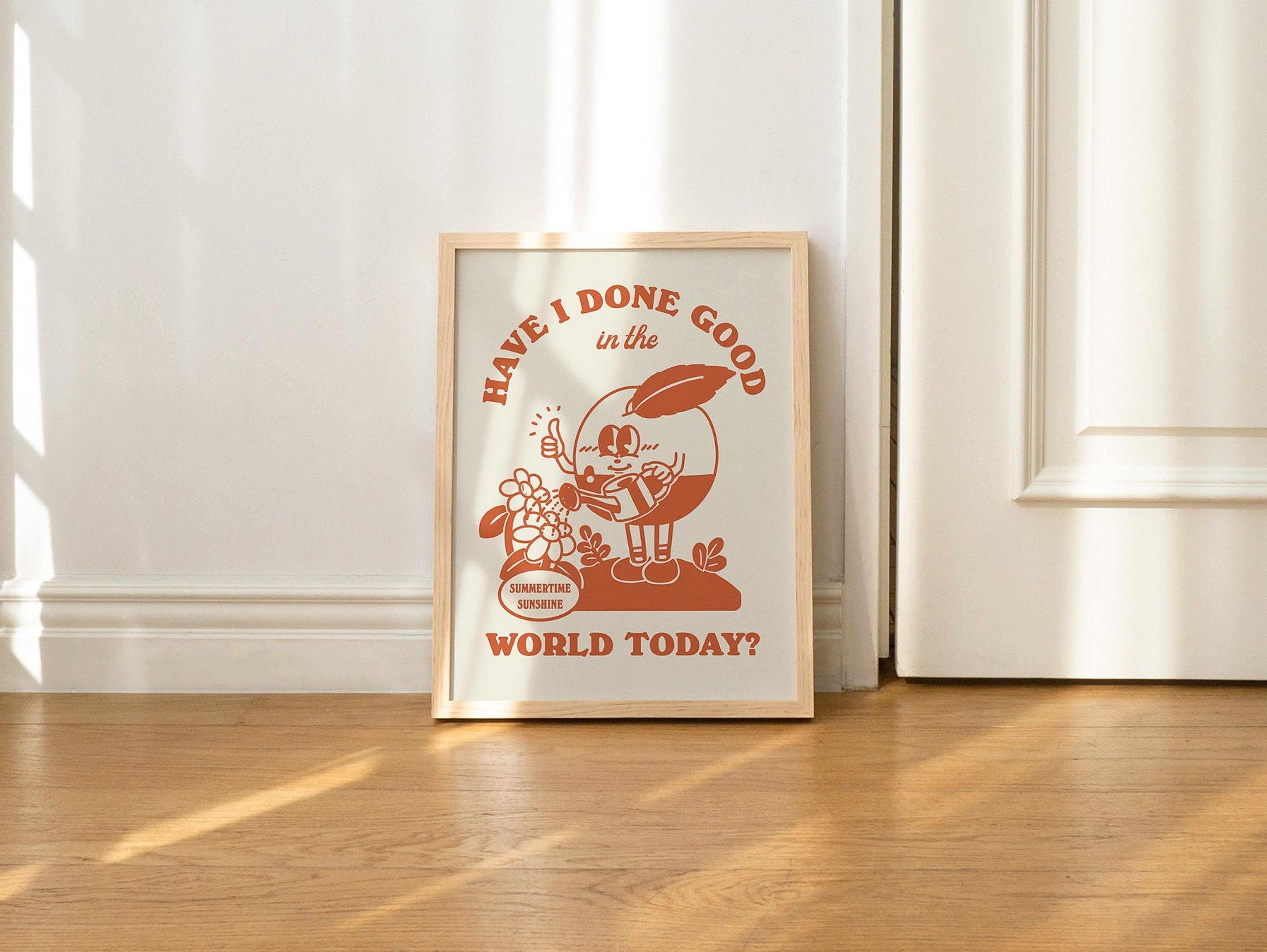 POSTER Retro Quote Poster, Aesthetic Positive Wall Decor, Large Art ...