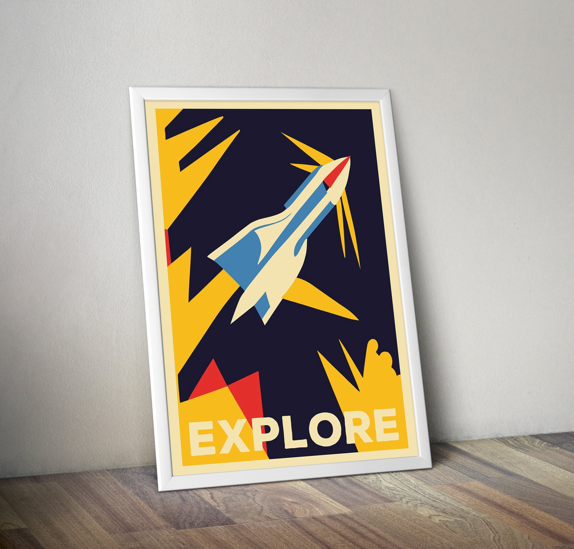 POSTER Retro Space Exploration Poster Space Poster Planet Poster Space ...
