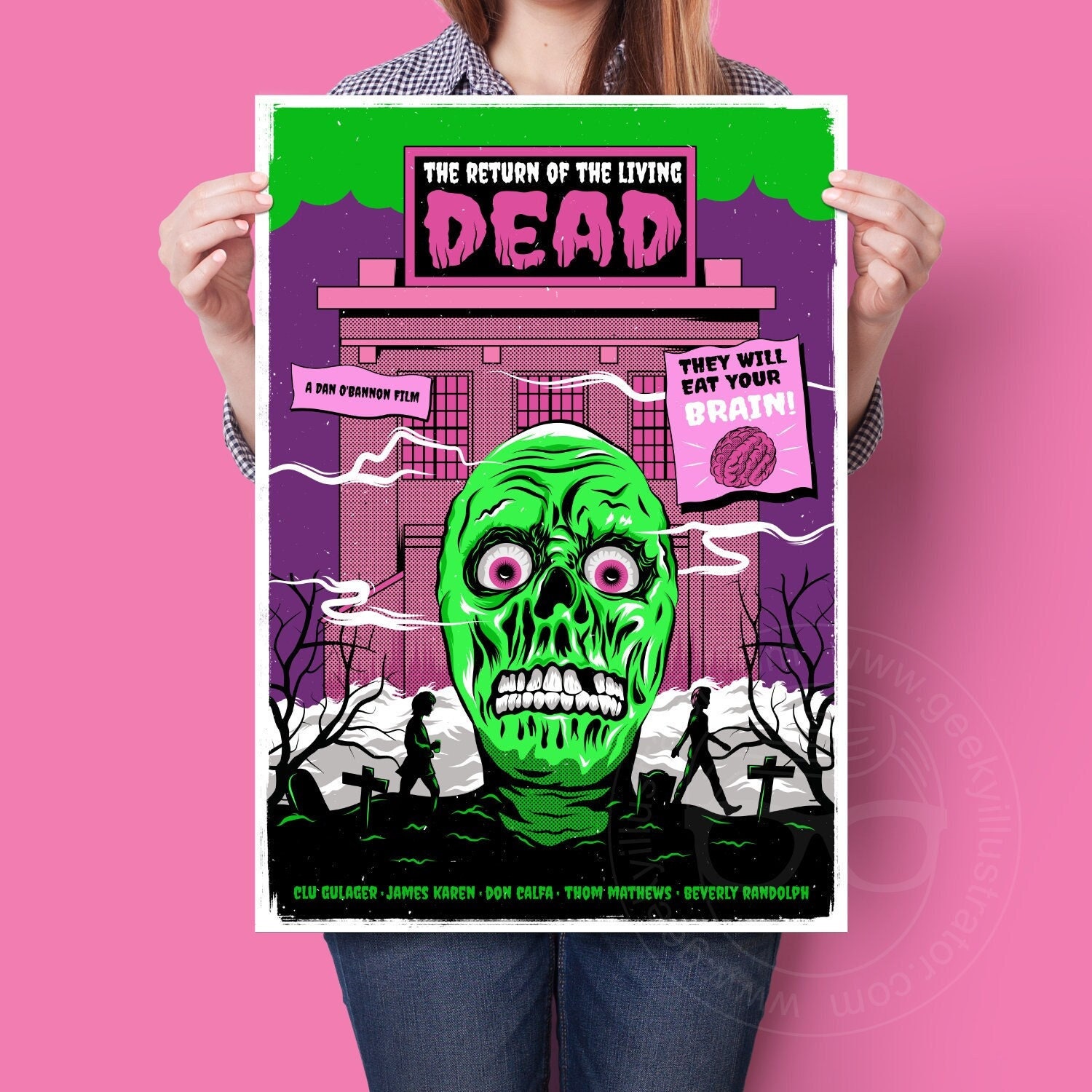 POSTER Return Of The Living Dead Print- 80s Comic Poster-Horror Poster ...