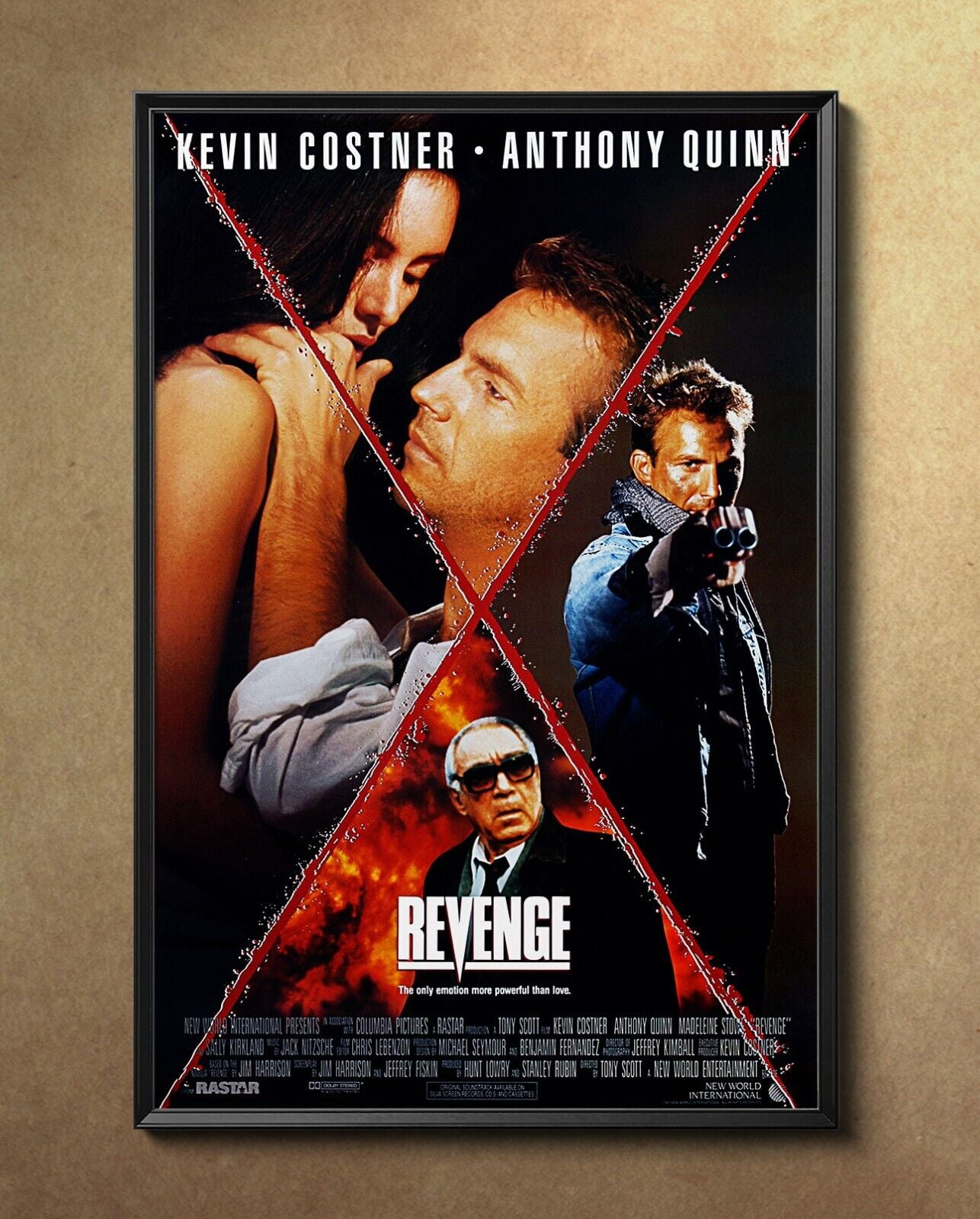 POSTER Revenge Kevin Costner 1990 Movie Poster-12x18-UNFRAMED - Walmart.com