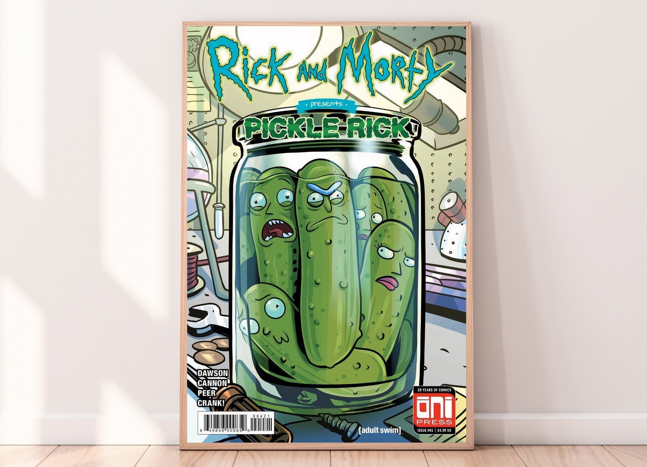 POSTER Rick and Morty Poster - Modern Tv Series Poster - Pickle Rick ...
