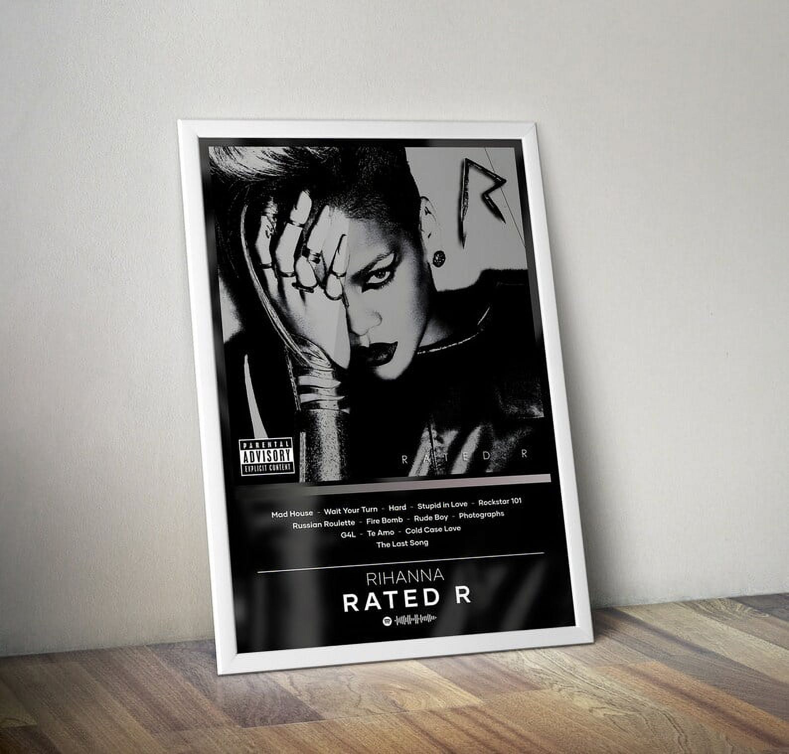 POSTER Rihanna Poster | Rated R Poster | Album Poster Print | Wall ...
