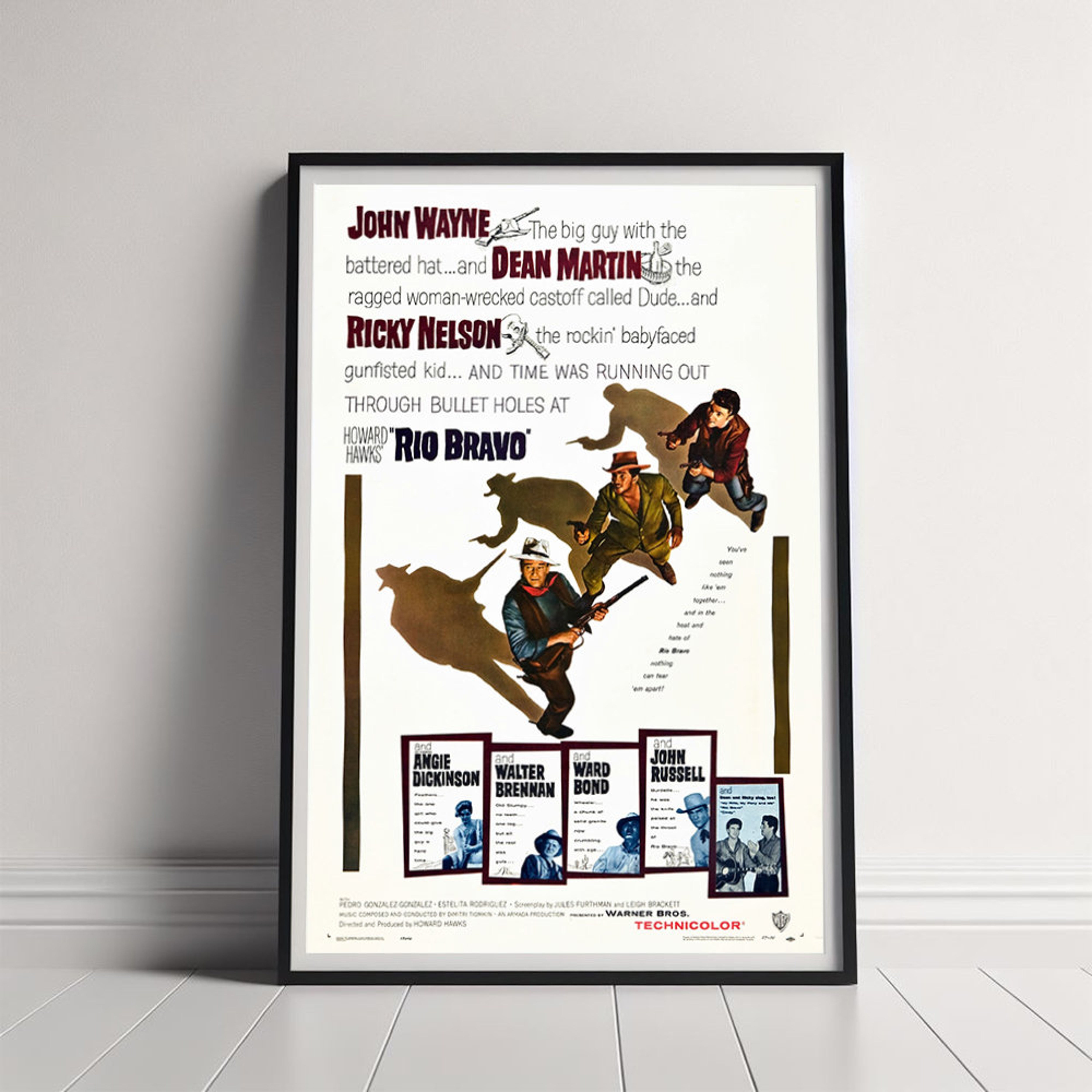 POSTER Rio Bravo Movie Poster, Poster Printing, Classic Movie Wall Art ...